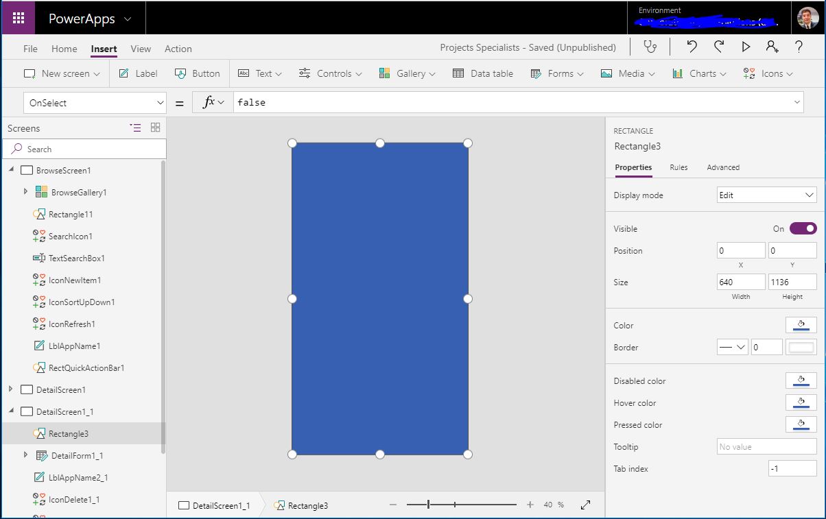 PowerApps – Modal Dialog / Pop Up – JackBinnall